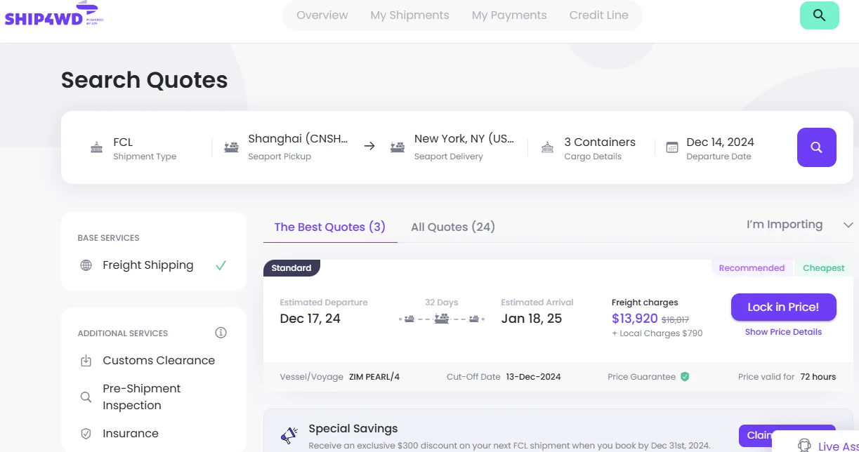 Calculate Freight Costs with Freight Forwarding Cost Calculator